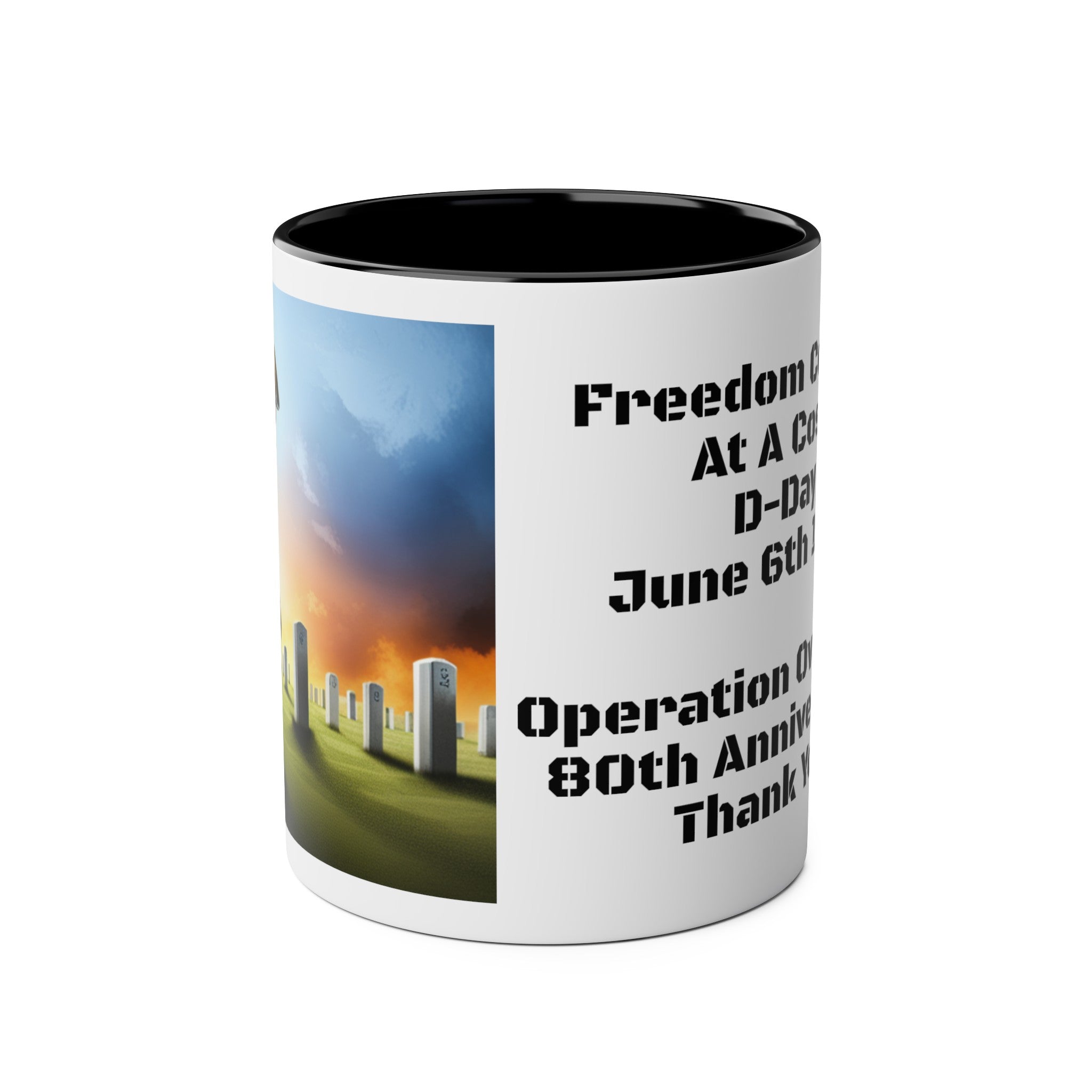 D-Day 80th Anniversary Mug -003 – Here He Goes Again Official Store